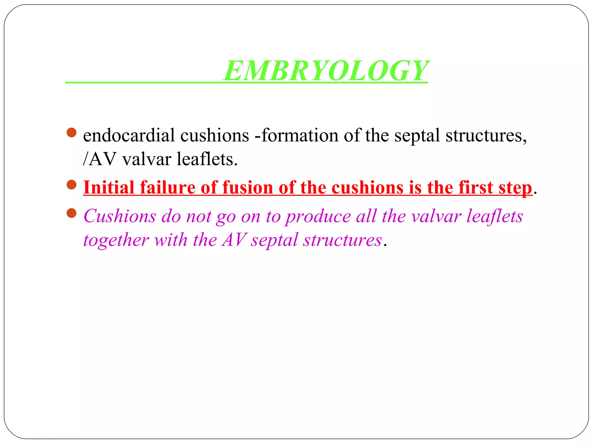 AV septal defects (AVCD) | PPT