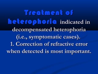 managment of strabismus | PPT