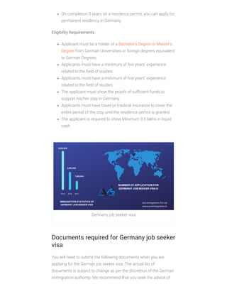 GERMANY JOB SEEKER VISA | PDF