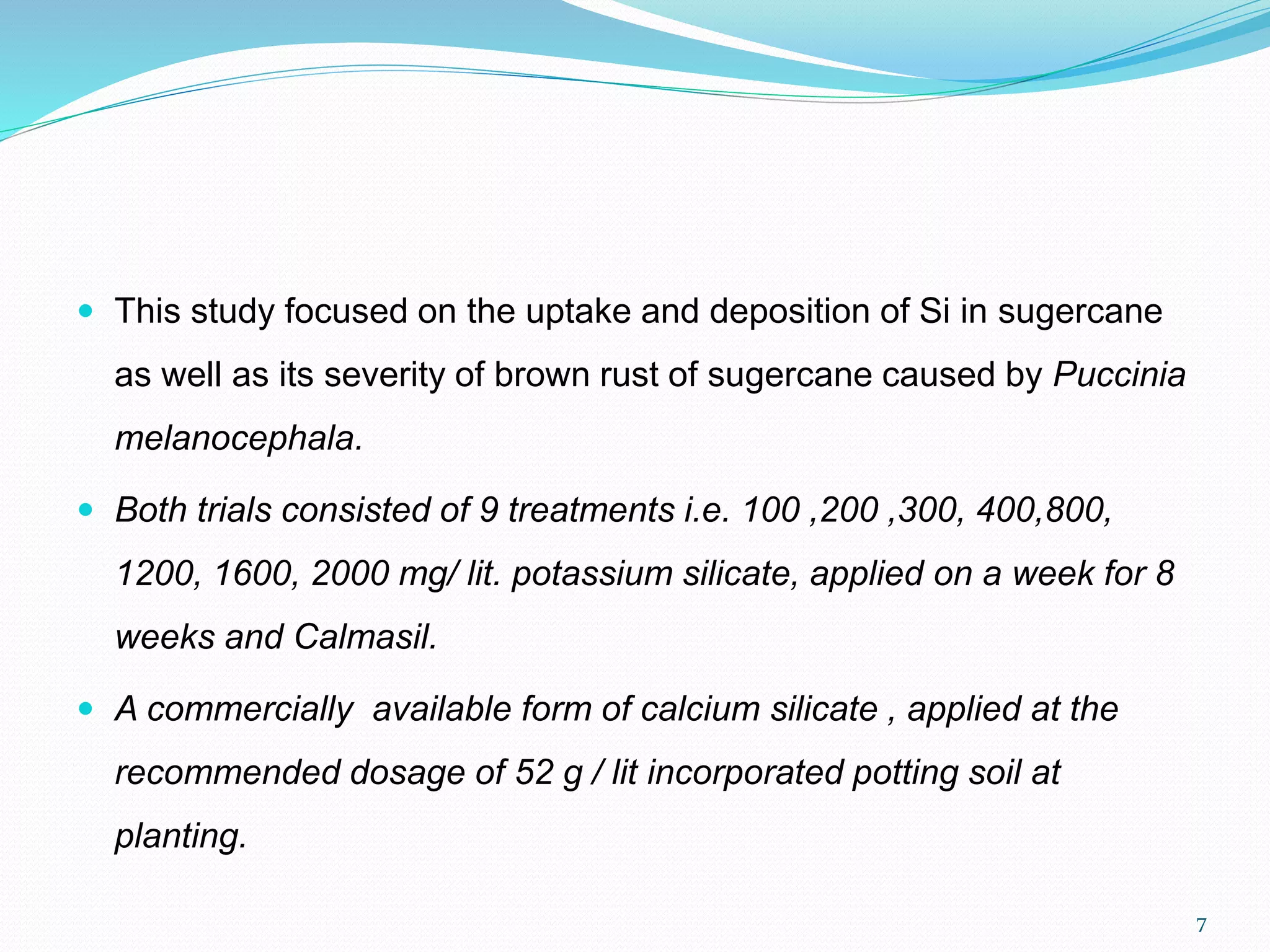 Avs role of silica in plant disease management | PPTX