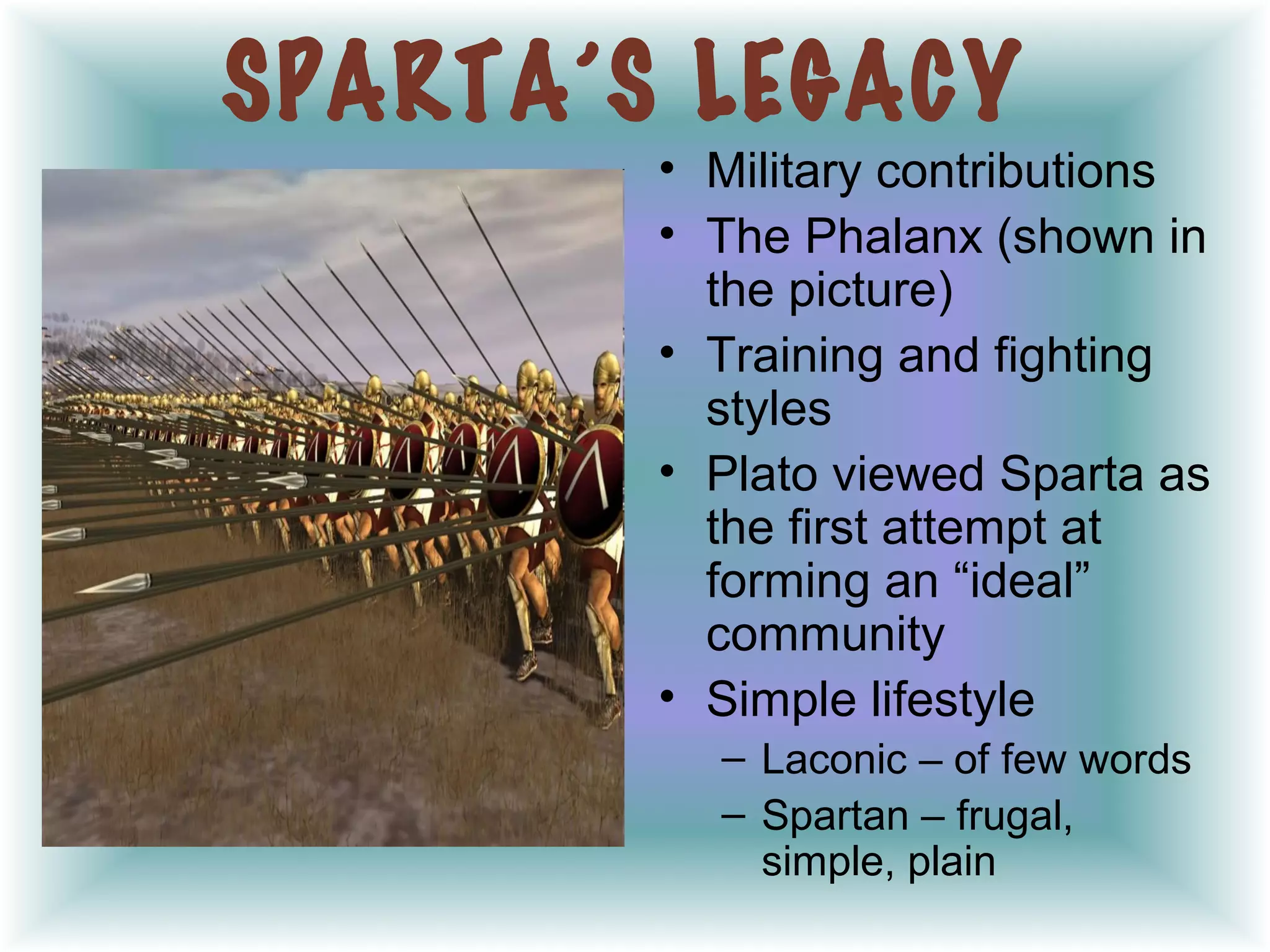Athens vs Sparta ~ city states general | PPT