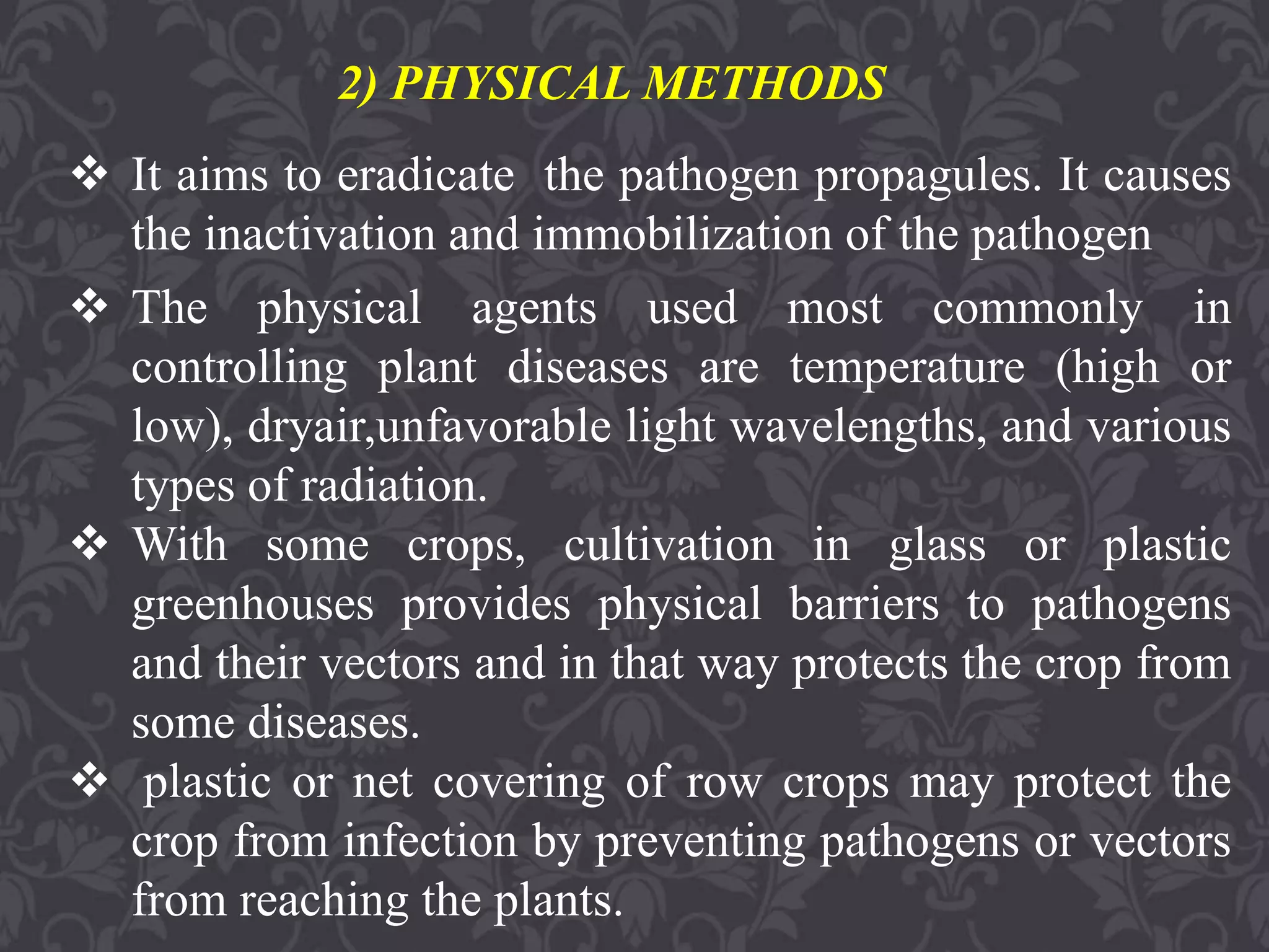 Avs sustainable management of soil borne plant diseases | PPTX