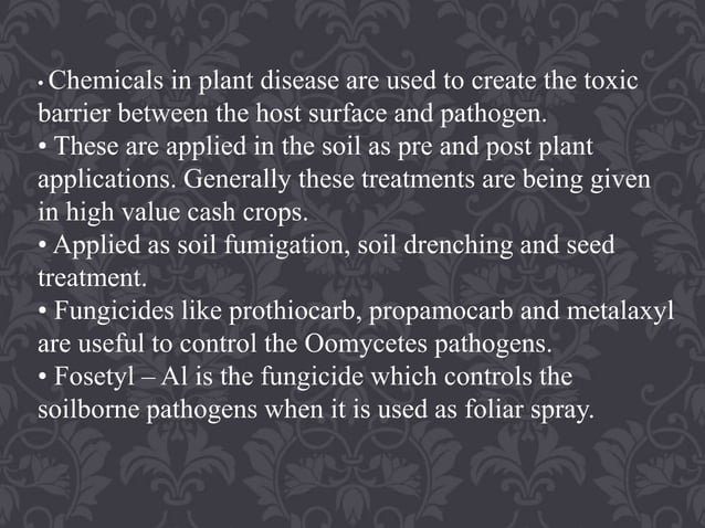 Avs sustainable management of soil borne plant diseases | PPTX