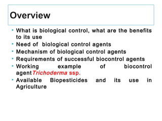 Avs trichodrma as a biocontrol agent | PPT