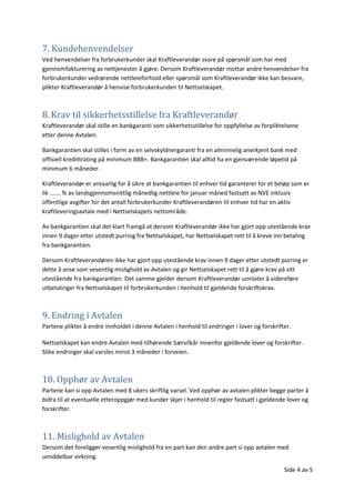 Avtale om gjennomfakturering | PDF