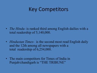 Times of India Publications Summer Internship PPT | PPTX