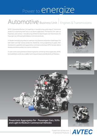 Avtec corporate brochure | PDF