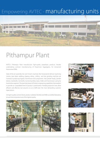 Avtec corporate brochure | PDF