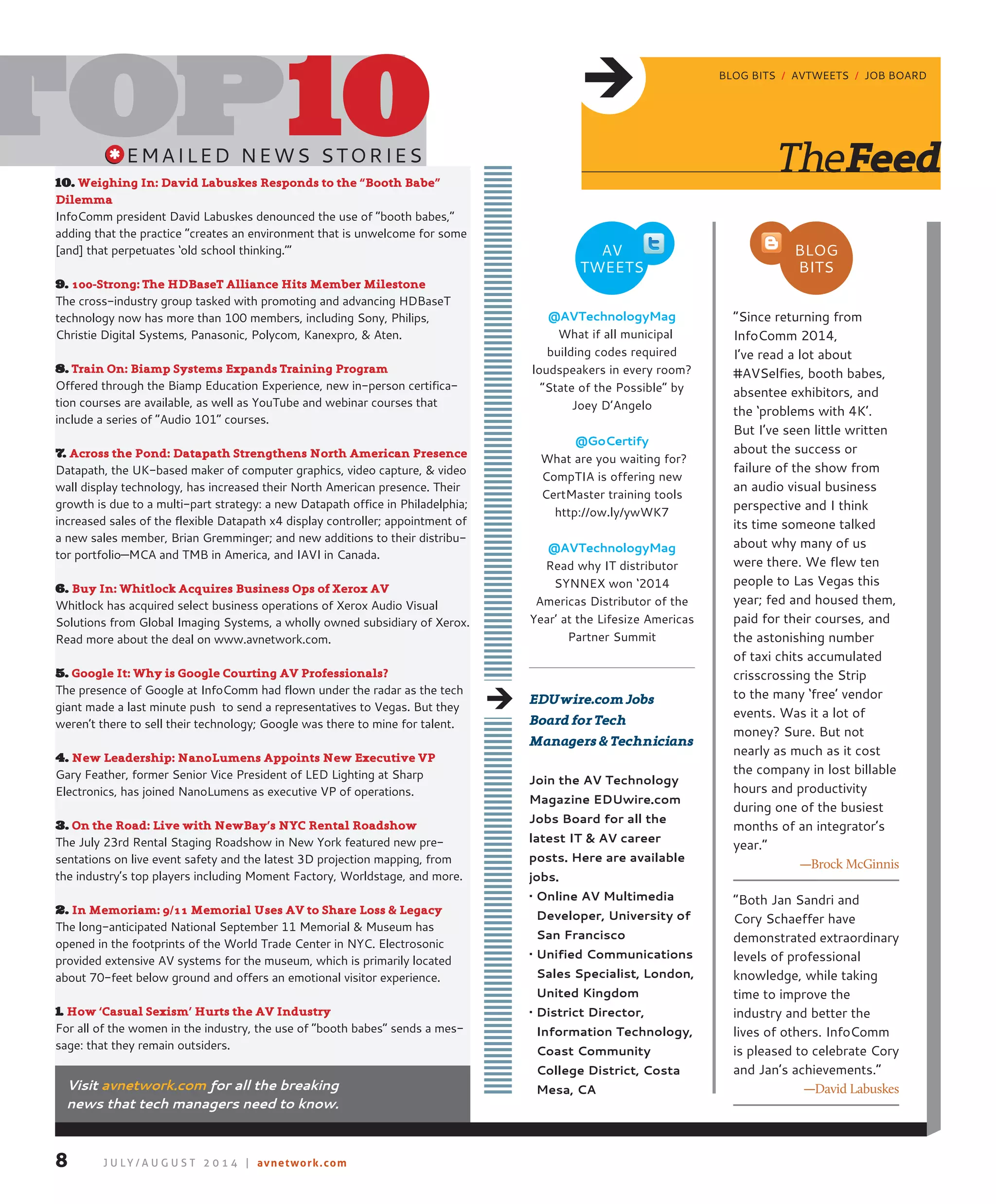 AVTechnology August Issue | PDF