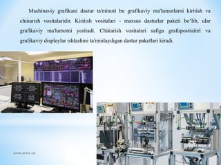 Avtomatlashtirilgan ish joylariningtashkiliy uslubiyva ...