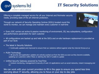 AVT Systems Ltd - Solutions & Services | PPT | Business | Business and ...