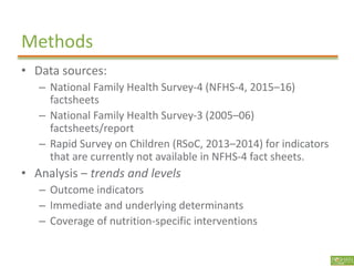 National-Level Trends in Outcomes, Determinants and Interventions | PPT