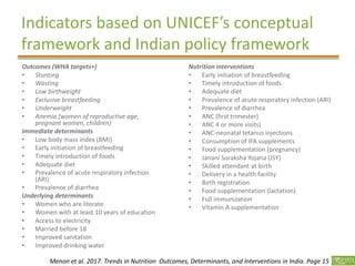 National-Level Trends in Outcomes, Determinants and Interventions | PPT