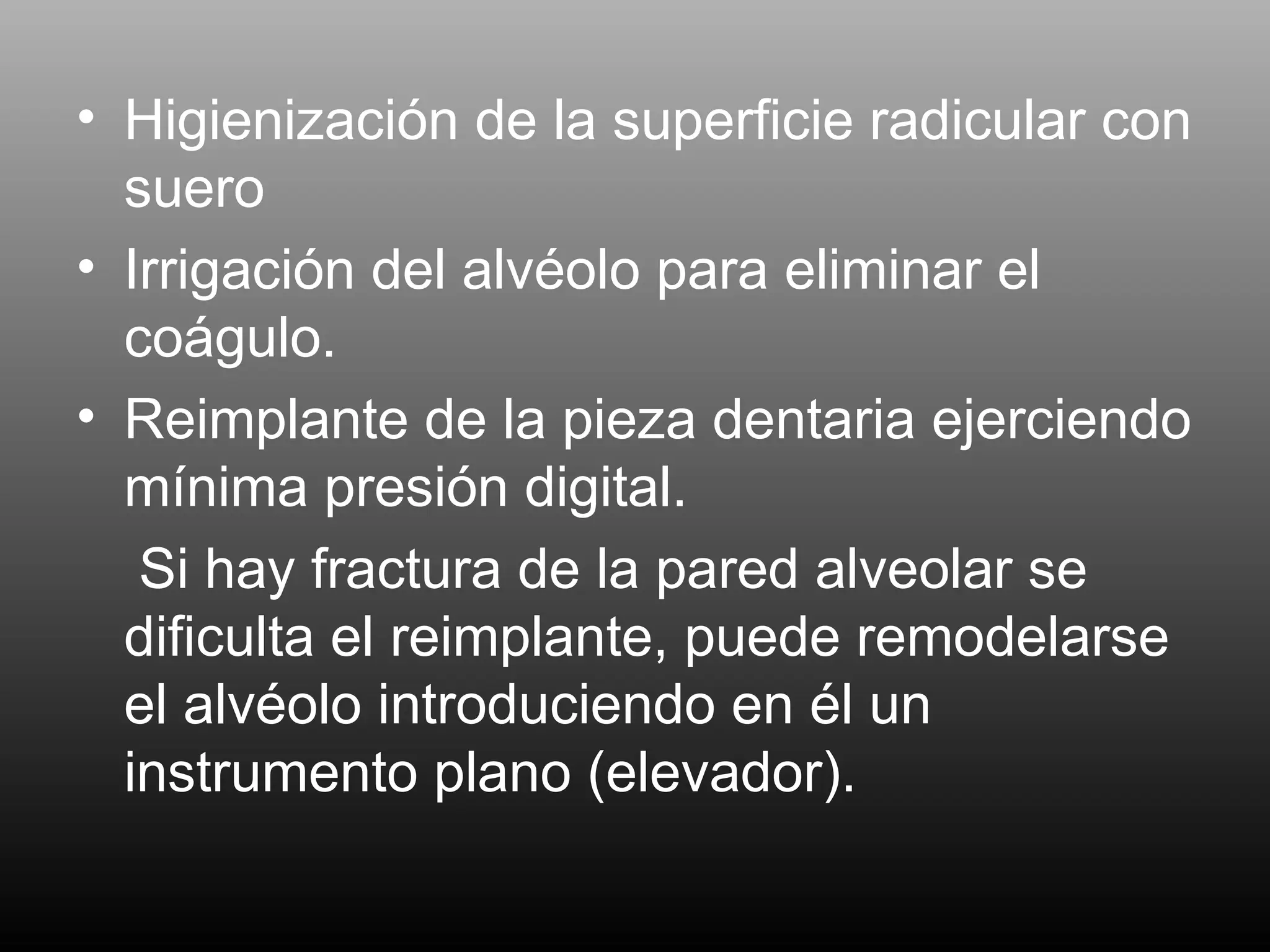 TRAUMATISMOS DENTALES: AVULSION DENTAL | PPT