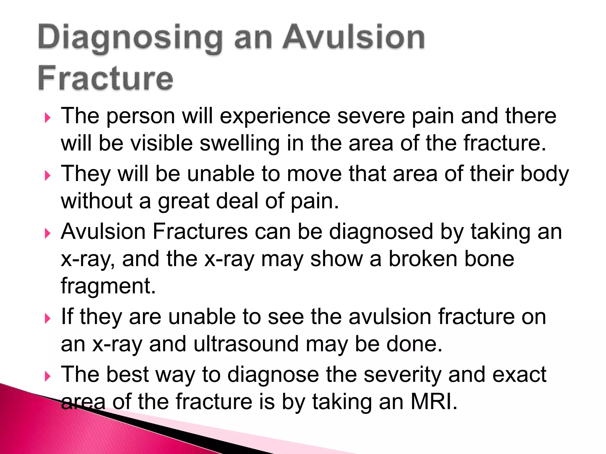 Avulsion fractures ppt ashley and sarah musculo[1] | PPTX