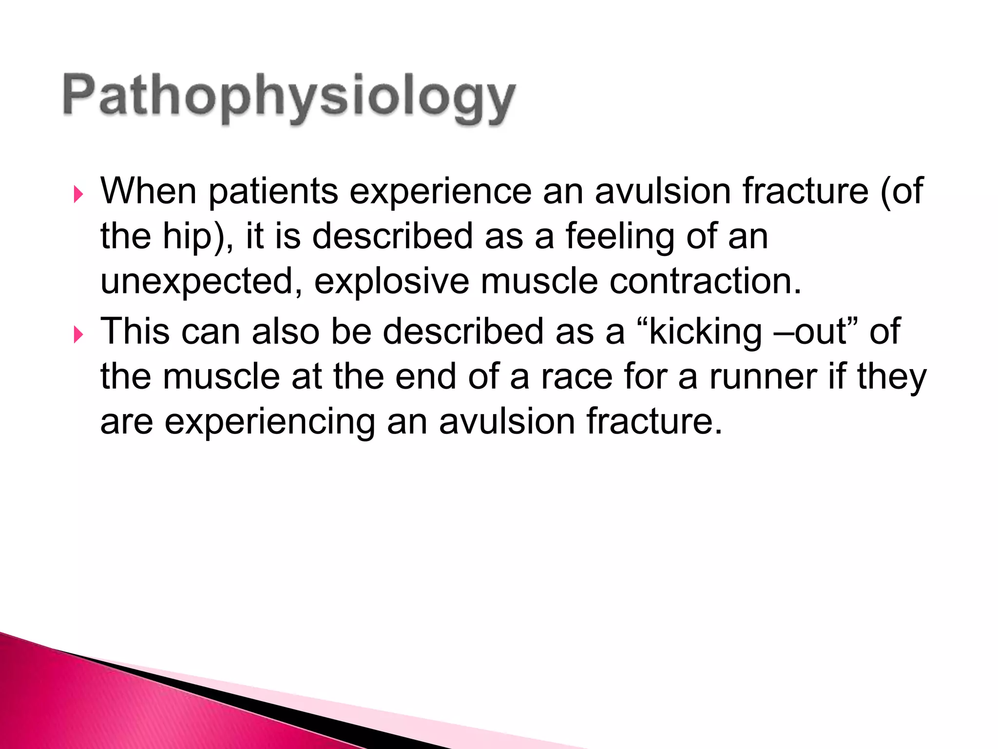 Avulsion fractures ppt ashley and sarah musculo[1] | PPTX