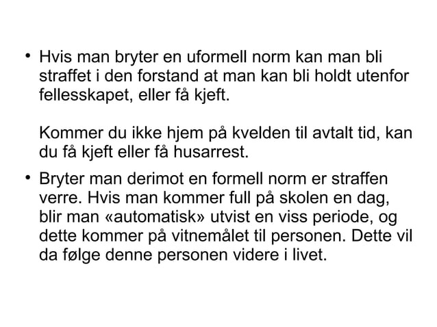 Avvik Fra Normer | PPT