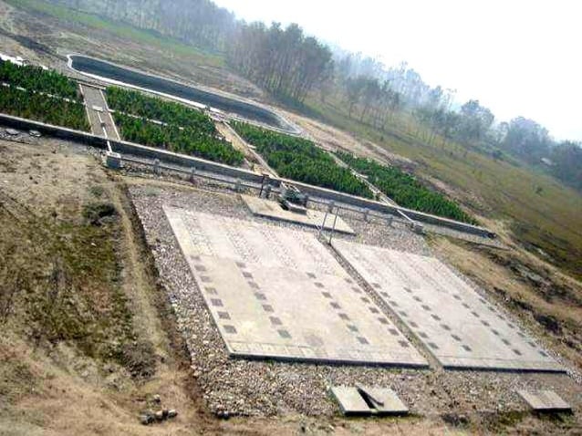 Dewats Decentralised natural waste water treatment system