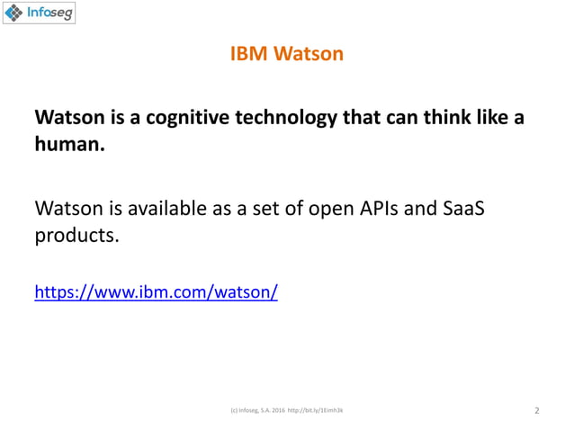 Mind mapping to visualize complex information generated by IBM Watson | PPT