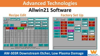 Aw 303 r downstream plasma etcher for low plasma damage | PPT