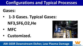 Aw 303 r downstream plasma etcher for low plasma damage | PPT