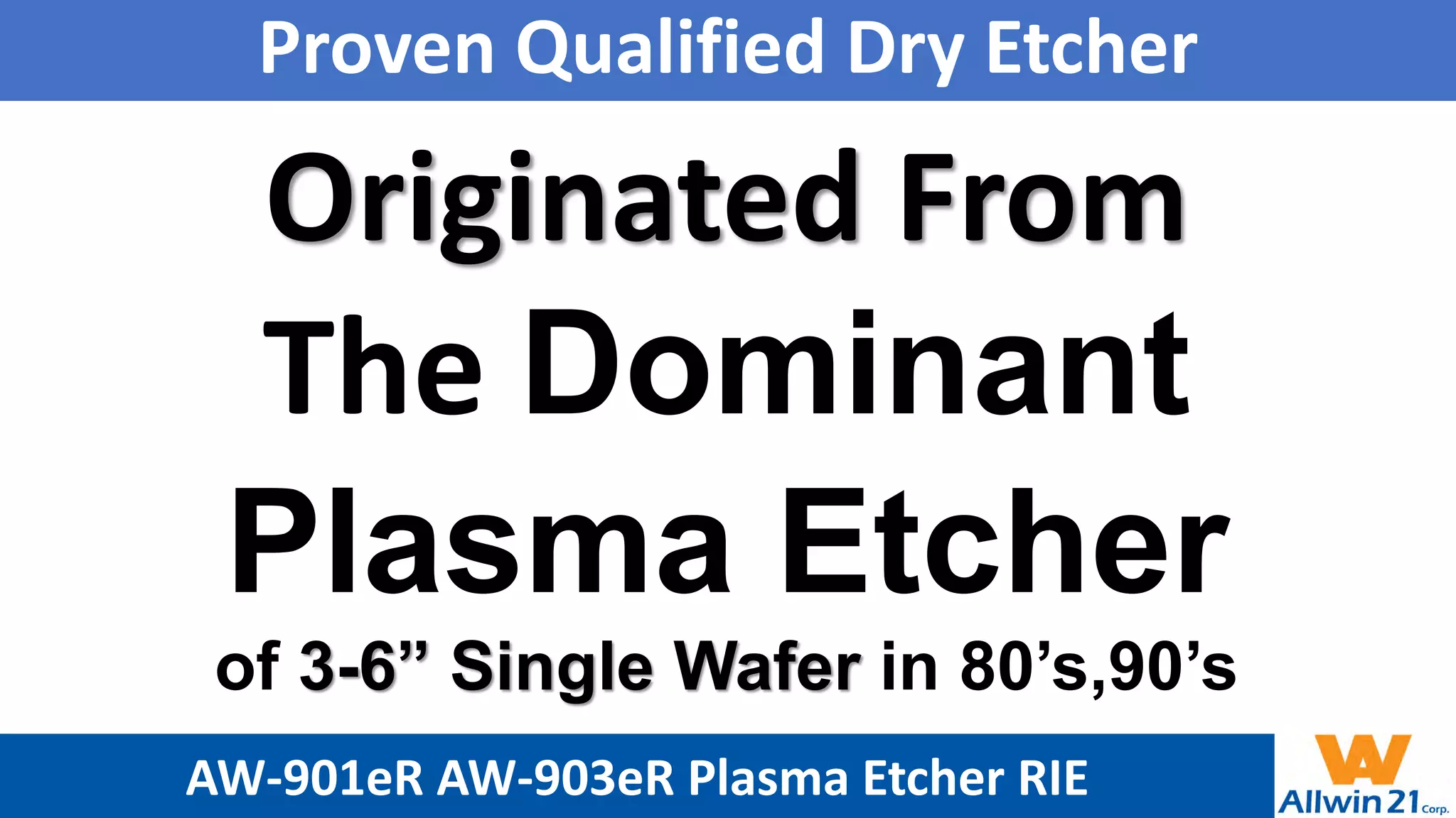 Aw 90xer plasma etcher rie | PPT