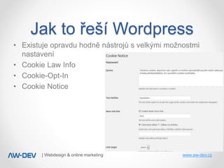 Michal Voják o Cookies - AW-dev | PPT