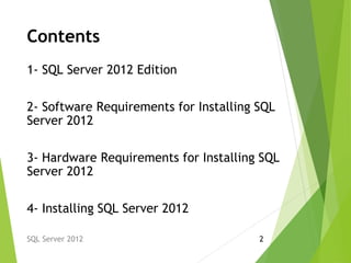 007 sql server-installation | PPT