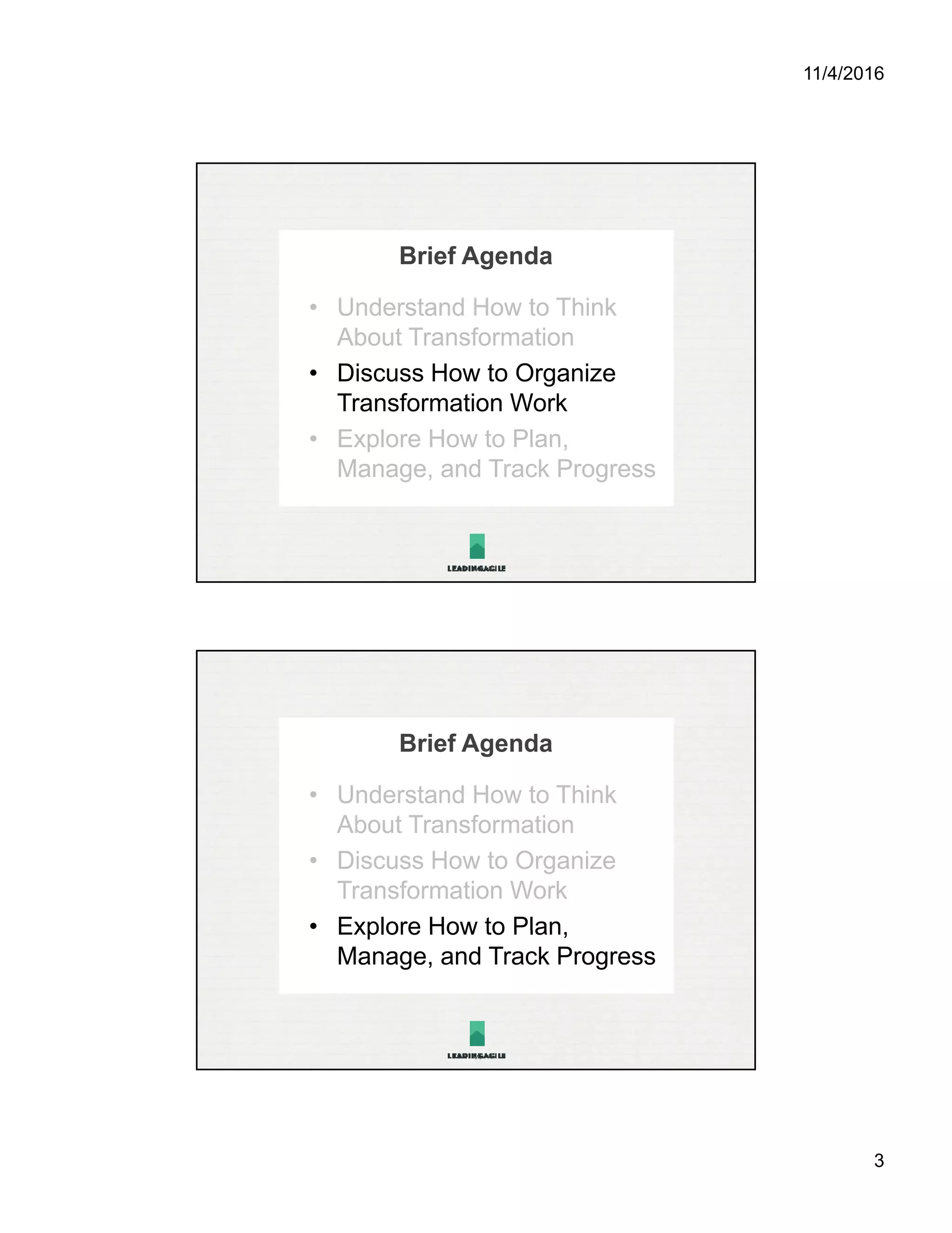 Step By Step Guide To Leading A Large Scale Agile Transformation Pdf