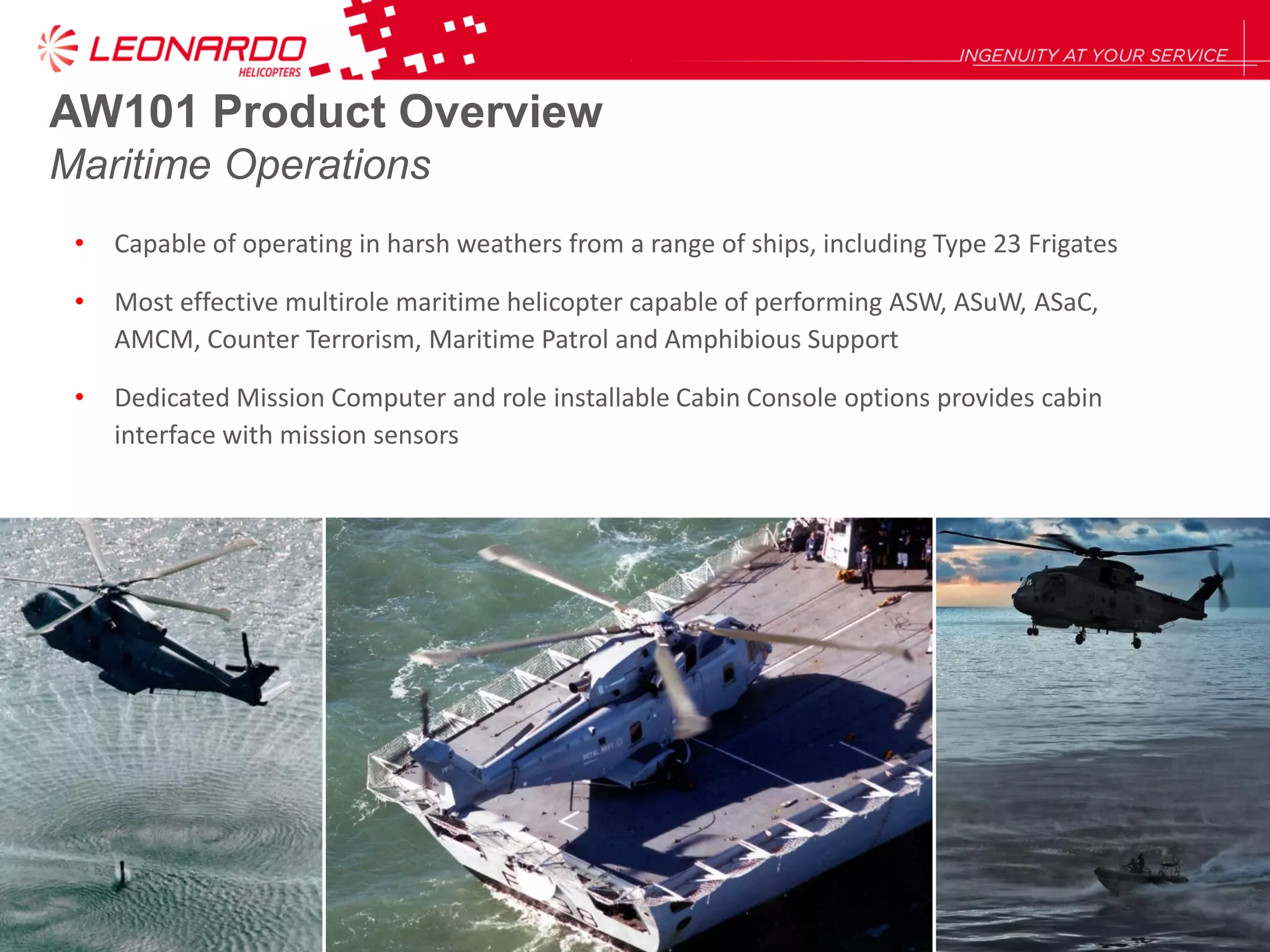 Leonardo AW101 NAWSARH - The superior solutions | PDF