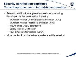 Security Certification - Critical Review | PPT
