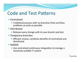 Test (and More) Patterns for Continuous Software Delivery | PDF