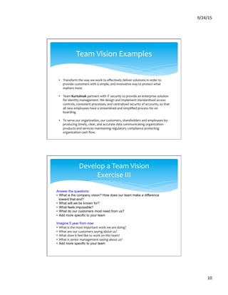 Well Begun Is Half Done: Creating Dynamic and Living Team Charters | PDF