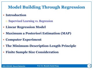 Neural Networks: Model Building Through Linear Regression | PDF