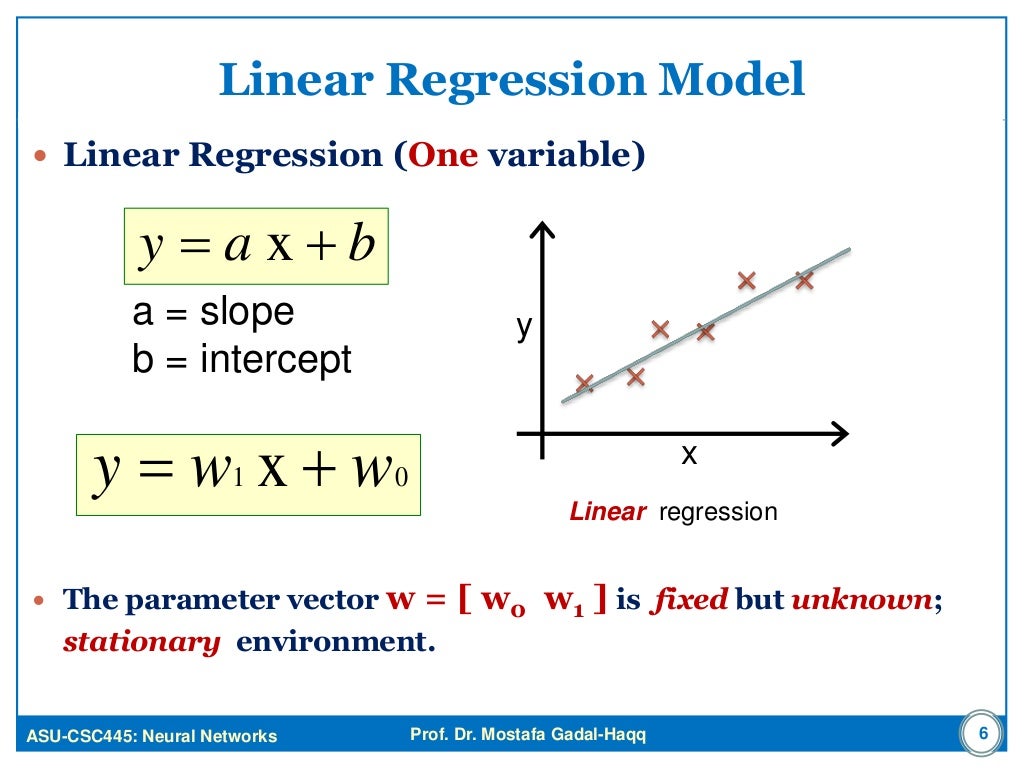 Neural Networks: Model Building Through Linear Regression