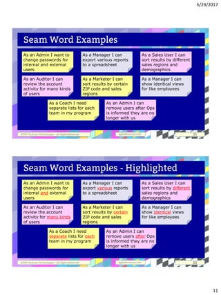 Finding the 'Seams': Making User Stories Smaller | PDF