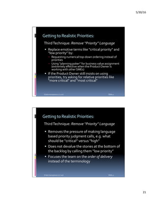 From Unclear and Unrealistic Requirements to Achievable User Stories | PDF