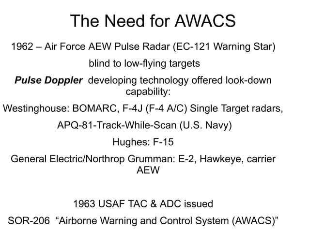 AWACS Radar History | PDF | Business and Finance