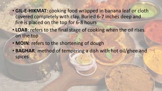 Awadhi cuisine | PPT