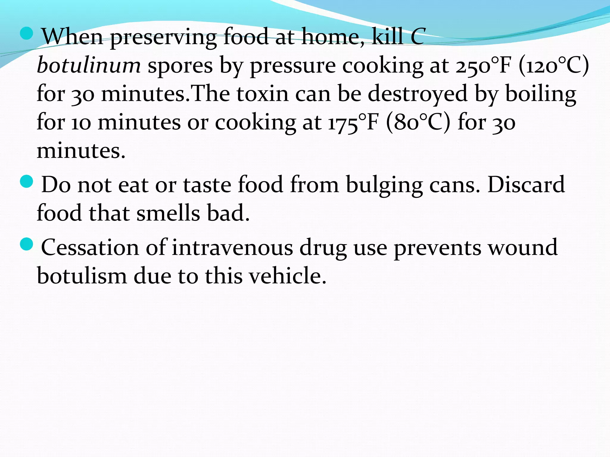 Botulism | PPT
