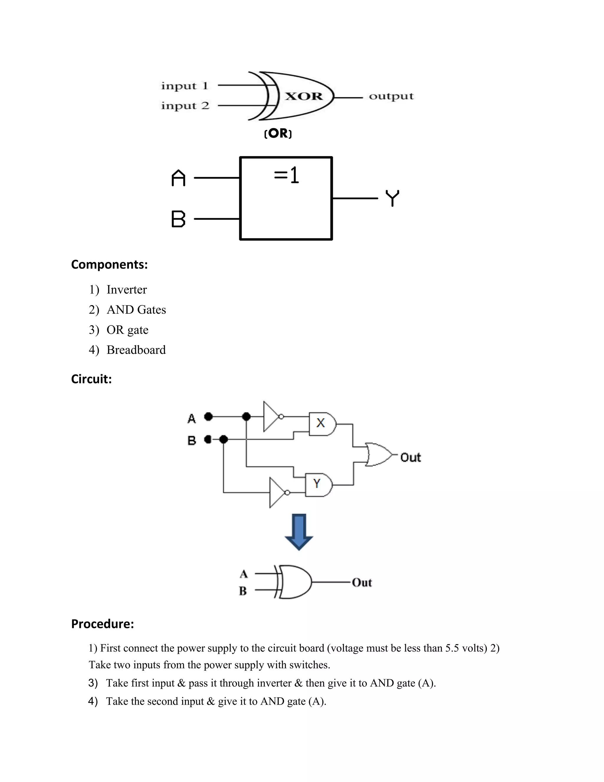 Exclusive OR GAte | PDF | Programming Languages | Computing