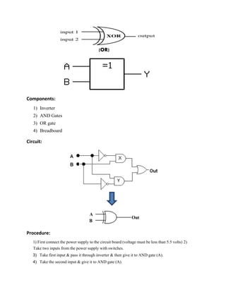 Exclusive OR GAte | PDF | Programming Languages | Computing