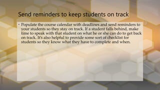 STRATEGIES FOR STUDENT ENGAGEMENT IN ONLINE LEARNING | PPTX