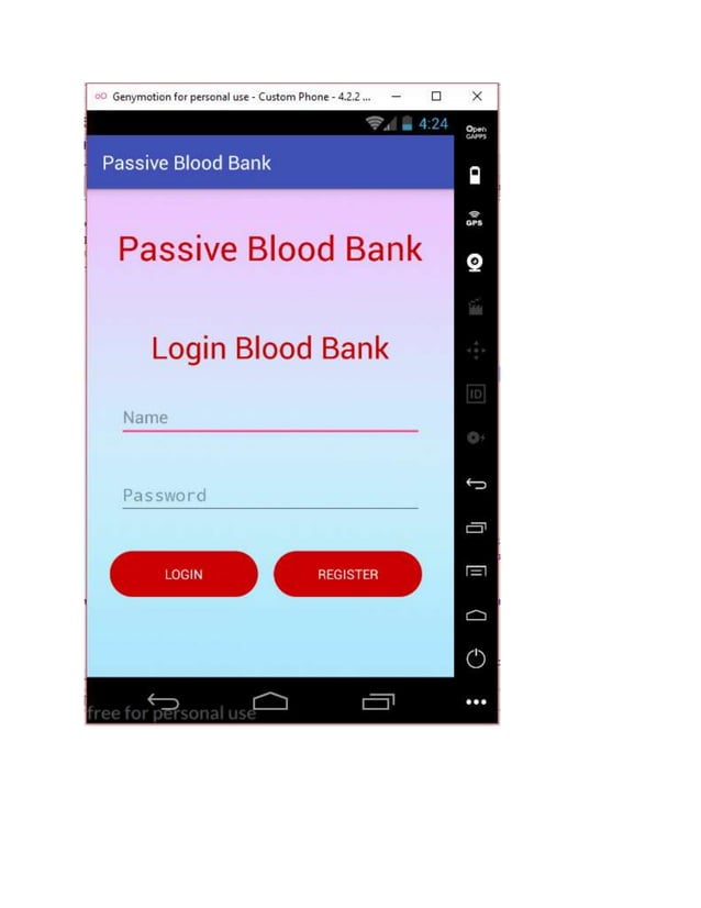 Passive Blood Bank | DOCX