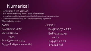 COCOMO MODEL 1 And 2 | PPTX