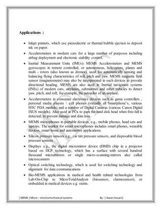 Introduction to MEMS | DOCX