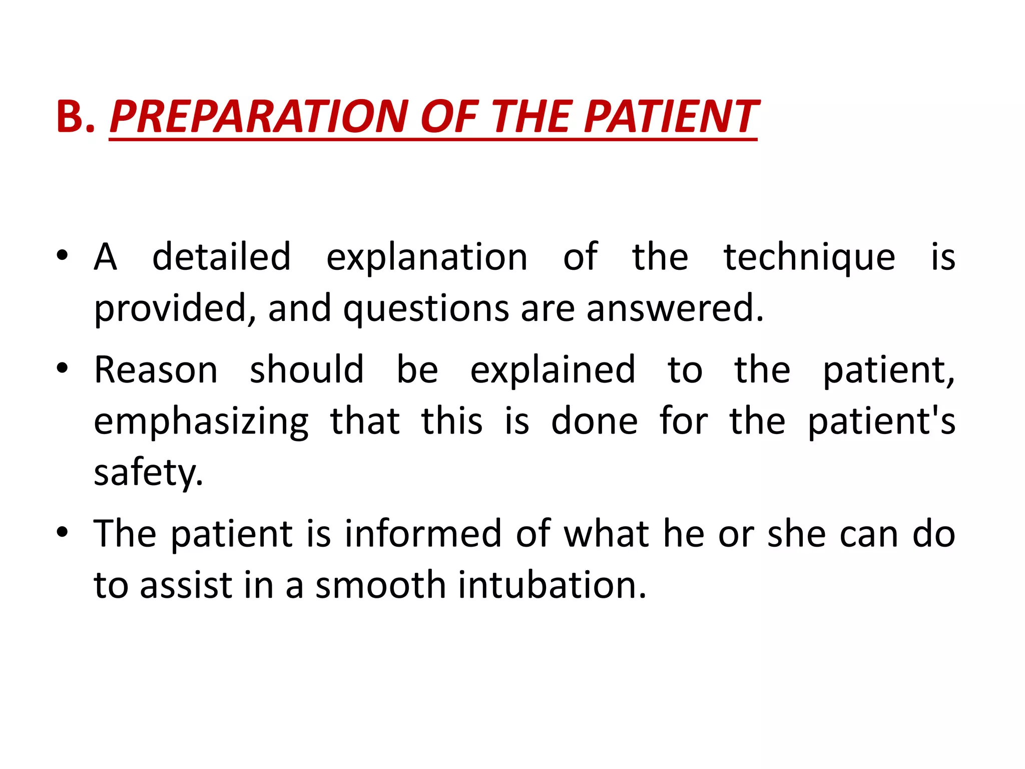 Awake intubation | PPTX