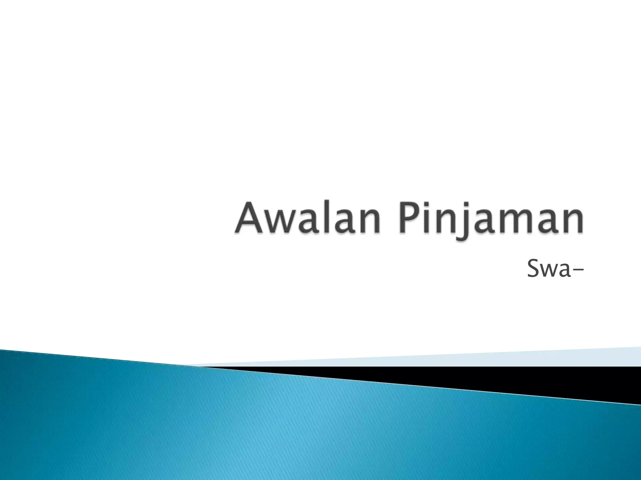 Awalan pinjaman: Swa- | PPTX