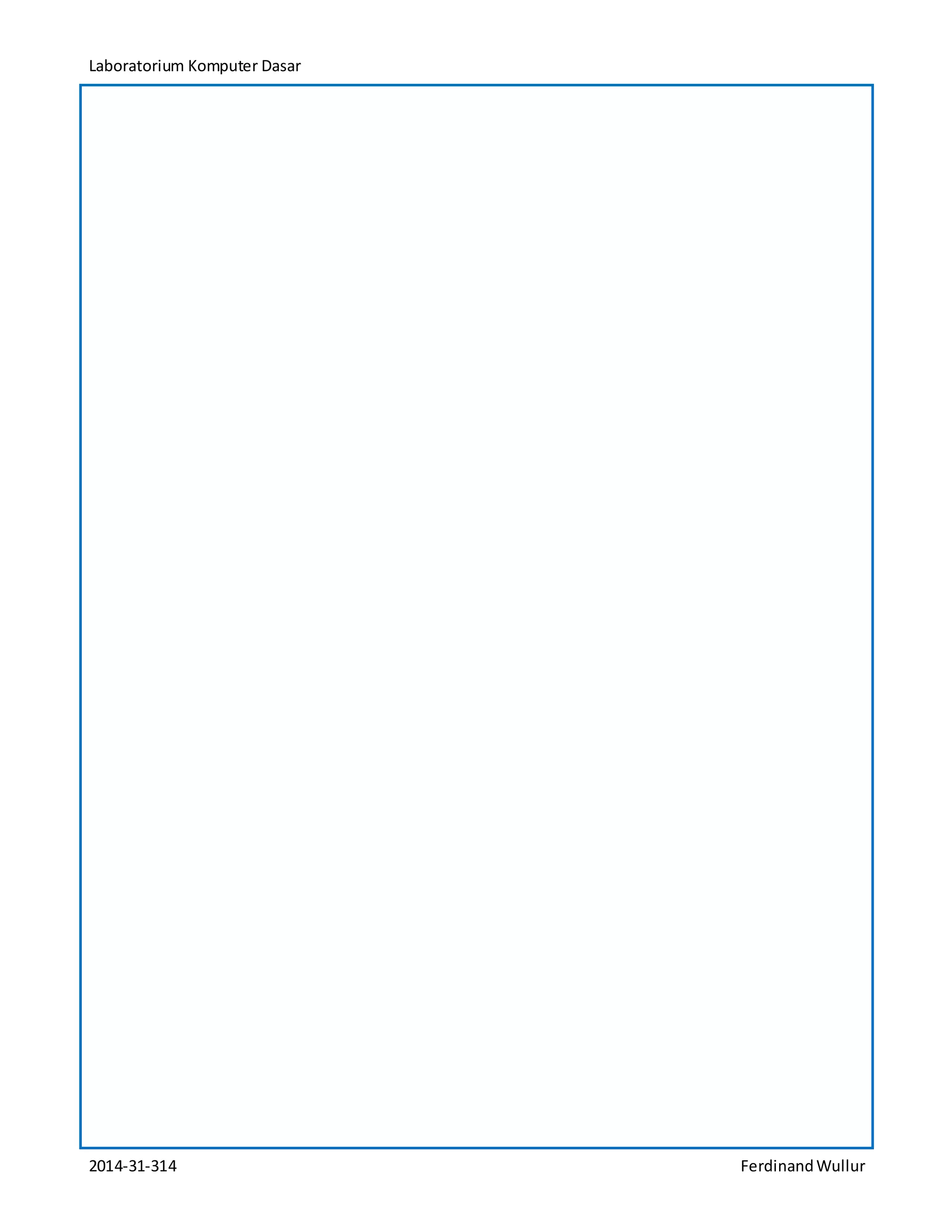 contoh cover laporan labkom stt pln | DOCX