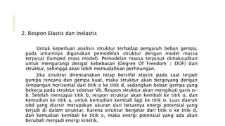 TUGAS BEBAN GEMPA PADA JEMBATAN | PPTX